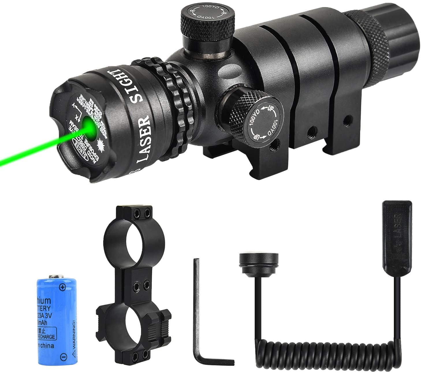 Green/Red Laser with 20mm Mount and Pressure Switch – DeepSea Locker